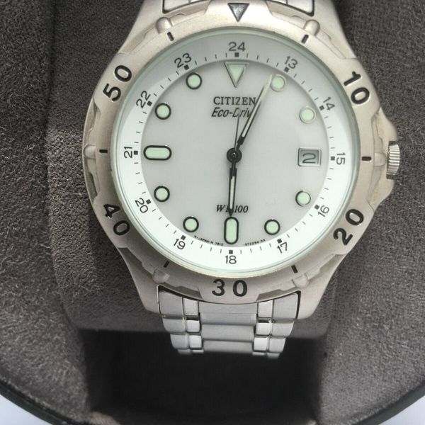 Citizen Mens Eco Drive 100 MT WR Bracelet Watch 7870-H01733 ...