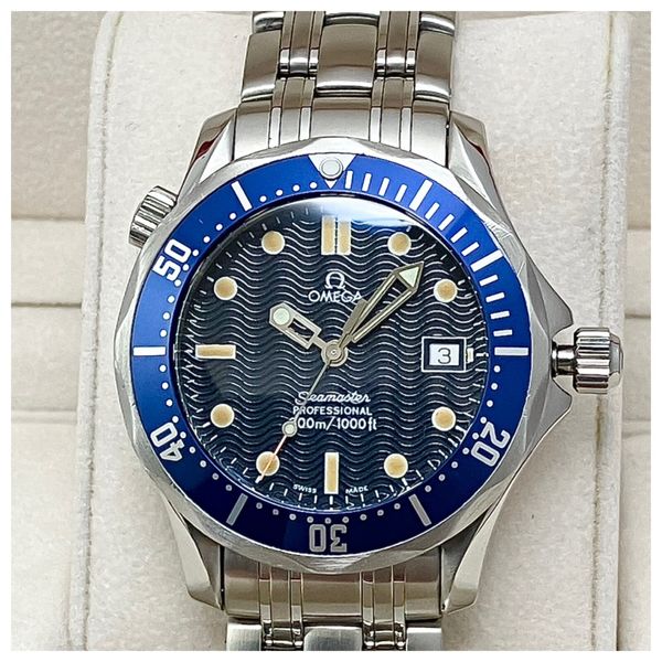 Omega Seamaster 300m Men's Watch 2561-80 with 2 accessories and straps ...