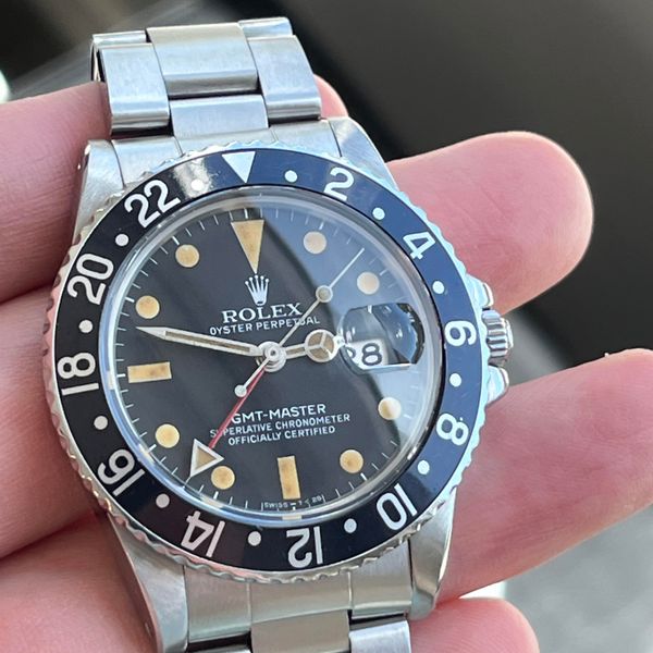 [WTS] Rolex GMT Master 16750 - Pumpkin Dial - 1980 | WatchCharts
