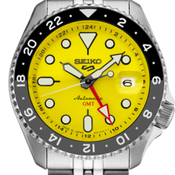 Seiko 5 Sports SS Automatic GMT Yellow Dial Watch SSK017 | WatchCharts ...