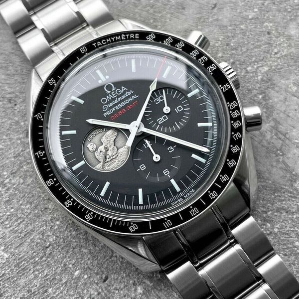 Omega Apollo 11 Speedmaster Stainless Steel 31130423001002 ...