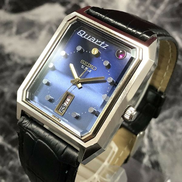 Very Rare Vintage 1973 SEIKO Quartz Watch V.F.A. 3923-502A Flash LED ...