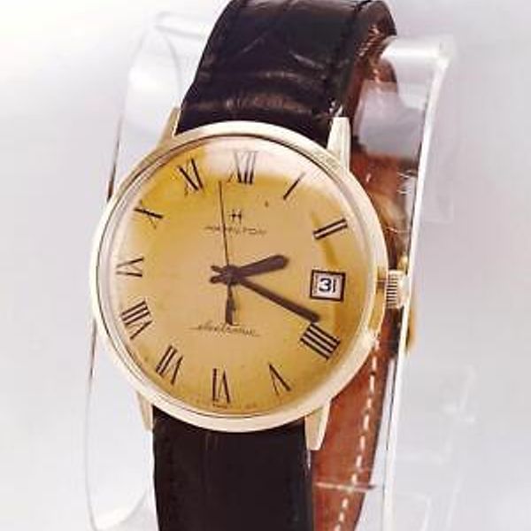 1970s Hamilton Electronic Cal 683 13 Jewels Men's Wrist Watch SWISS ...