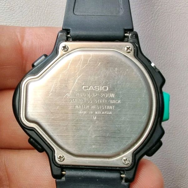 Casio Vintage Digital Watch Pulse Monitor Sport JP-200w 1009 ...