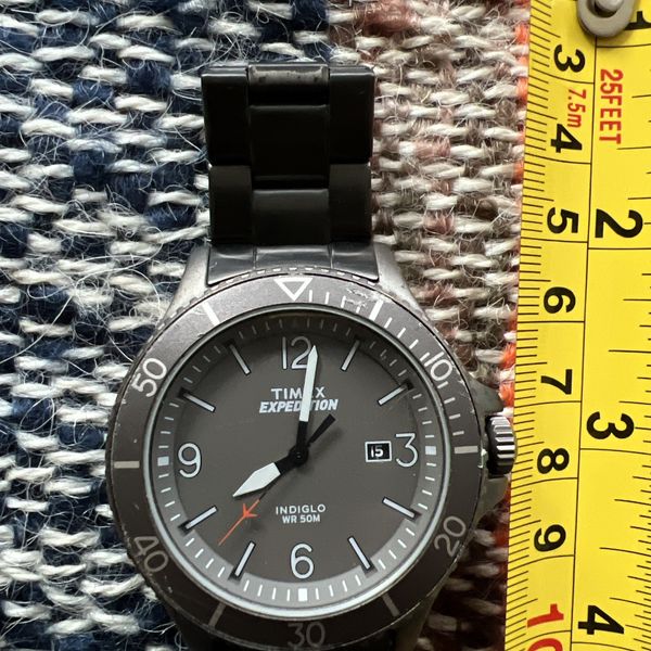 timex expedition watch Menâ s Gunmetal Grey Aviator Second Hand ...
