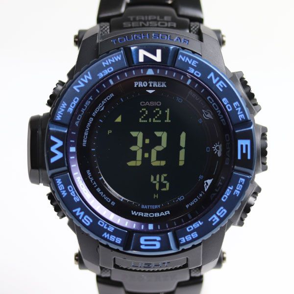 CASIO Casio protrek Multi field line titanium sapphire BLUE MOMENT ...