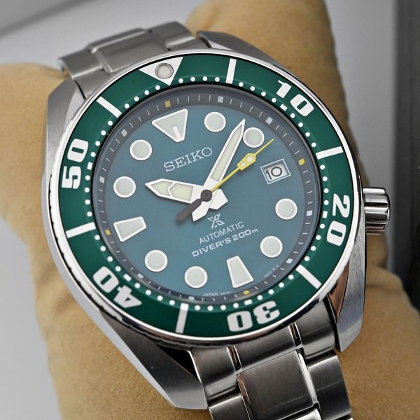 Seiko Prospex SZSC004 EMERALD JADE Green Hulk SUMO diver 6R15 JDM Japan ...