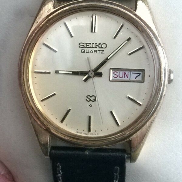 Seiko SQ Mens Vintage Quartz Watch 8223-8010 | WatchCharts