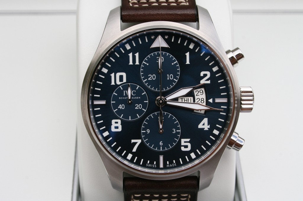 FS: IWC Pilot Chronograph IW377706 LE PETIT PRINCE EDITION Blue Dial ...