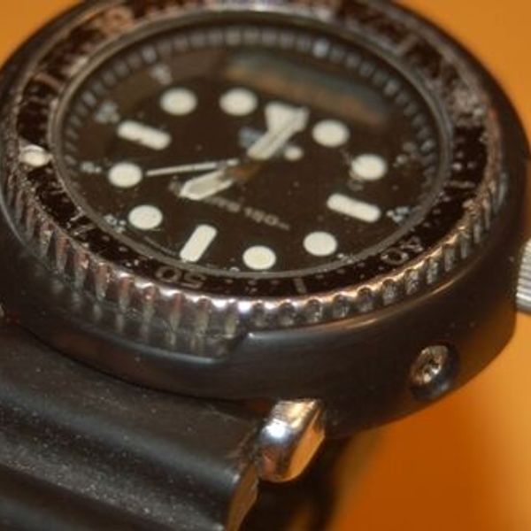 SEIKO H558-5009, 5000 ARNIE tuna diver 3-BLACK SHROUD | WatchCharts ...