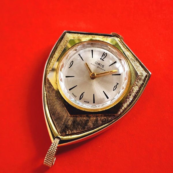 Oris Pocket Watch Necklace Pendant Rare Mechanical Vintage Swiss ...