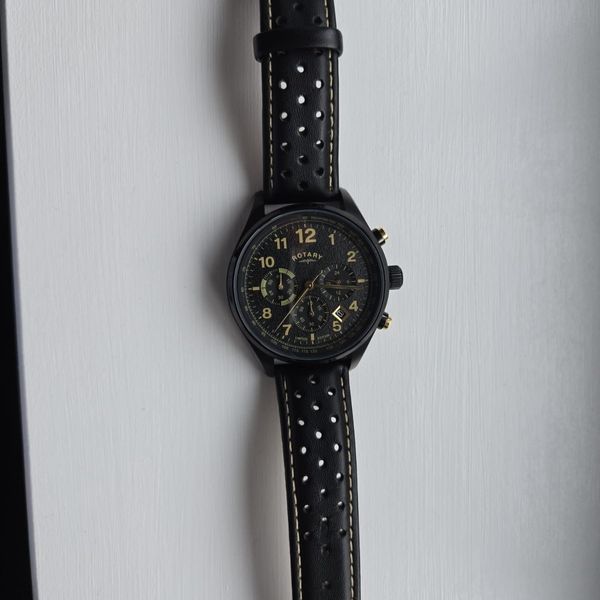 Rotary Watches 1977 Chronograph Black Edition (Limited Edition ...