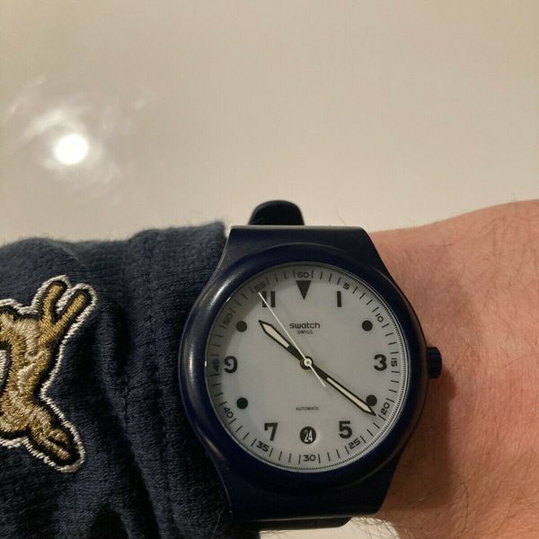 Hodinkee Swatch Sistem51 Blue Limited Edition | WatchCharts