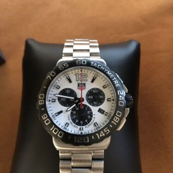 TAG HEUER FORMULA 1 CAU1111.BA0858 MEN'S QUARTZ CHRONOGRAPH WHITE ...
