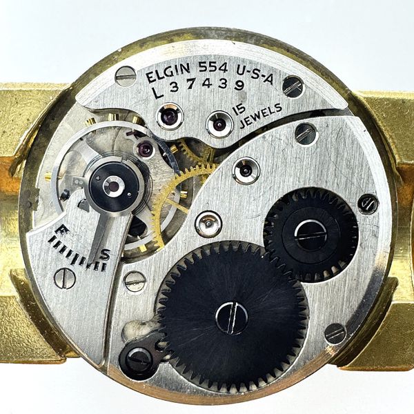 Vintage Elgin 554 Military Ordnance Wristwatch, Model 7, WWII 1944 ...