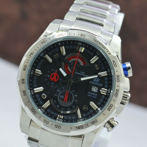Casio Edifice Date EFR-523 WR 100M Tachymeter Chronograph Men's Wrist ...