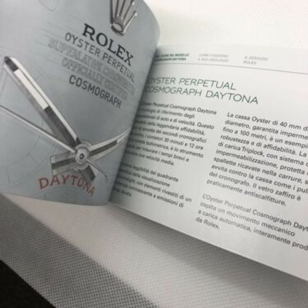 Libretto Booklet Rolex Daytona Italiano 2019 | WatchCharts Marketplace