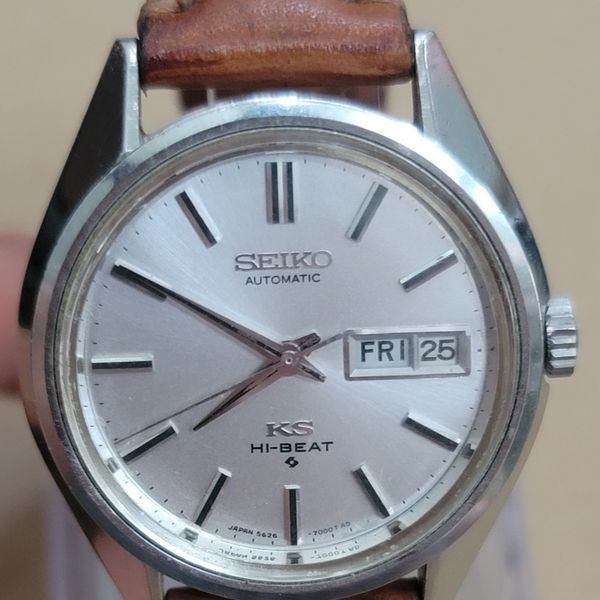 1971S VINTAGE KING SEIKO KS 5626 HI BEAT 28800BPH AUTOMATIC 25J SS MENS WATCH | WatchCharts ...