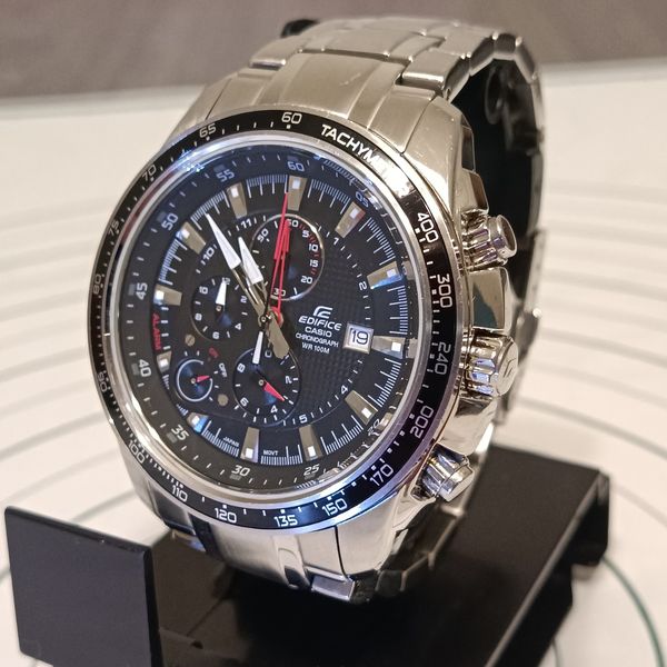 Casio Edifice EF-545 Menâ s Watch All Stainless Steel Alarm Chronograph ...