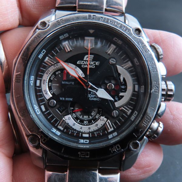 EF-550 Casio Edifice Chronograph Quartz Men Watch | WatchCharts Marketplace
