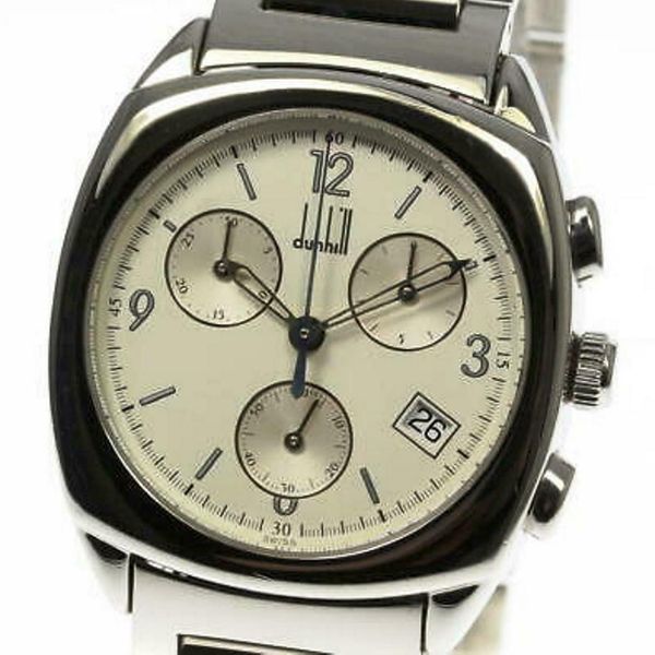 Very Rare DUNHILL CENTENARY HUNTER CHRONOGRAPH ( Swiss Made ) with new ...