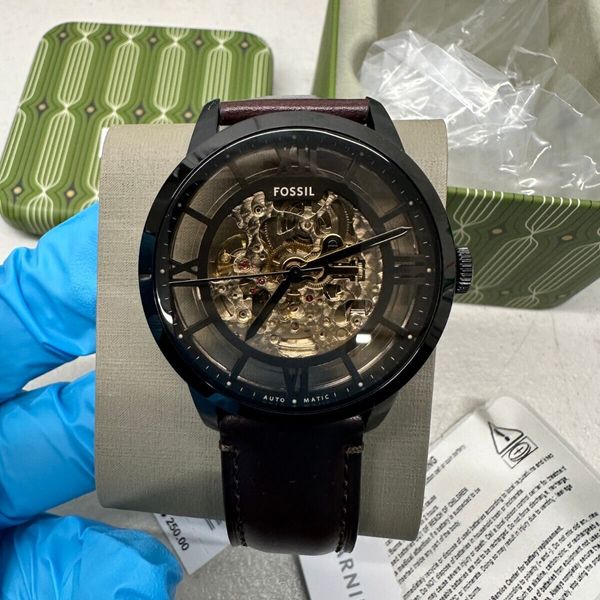 Fossil Townsman Automatic Skeleton Dial ME3098 Men's Watch ...