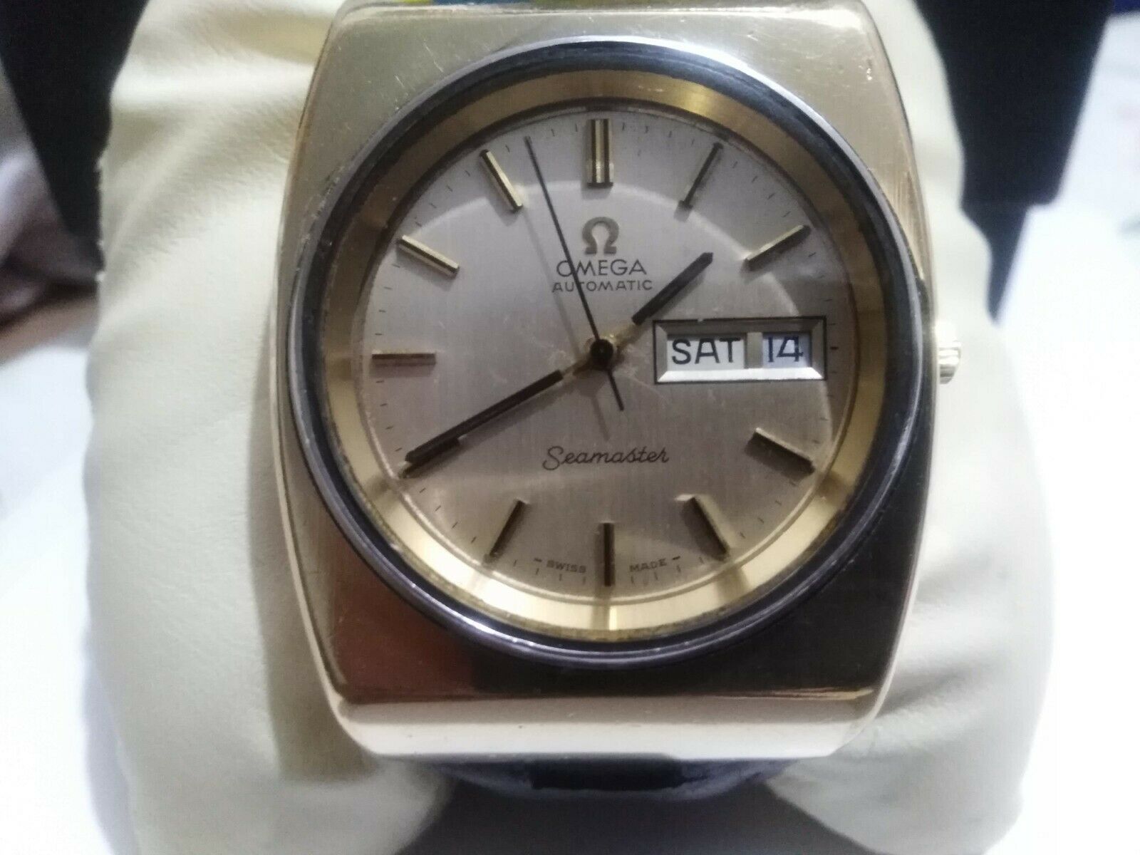 vintage OMEGA SEAMASTER AUTOMATICO ,DAY DATE , CAL. 1022, REF. 198.0056 ...
