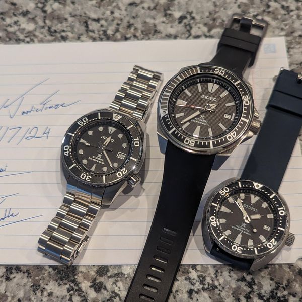 [WTS/WTT] Seiko Sumo, Samurai, Mini Turtle | WatchCharts Marketplace