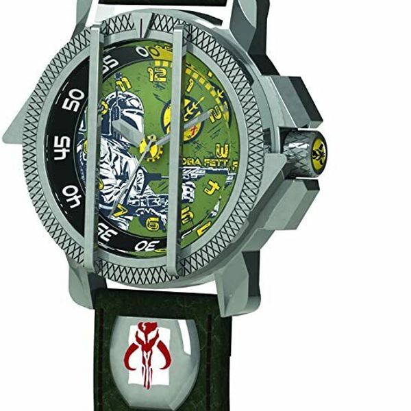 Zeon Star Wars Men's Quartz Watch with Multicolour Dial Boba Fett ...