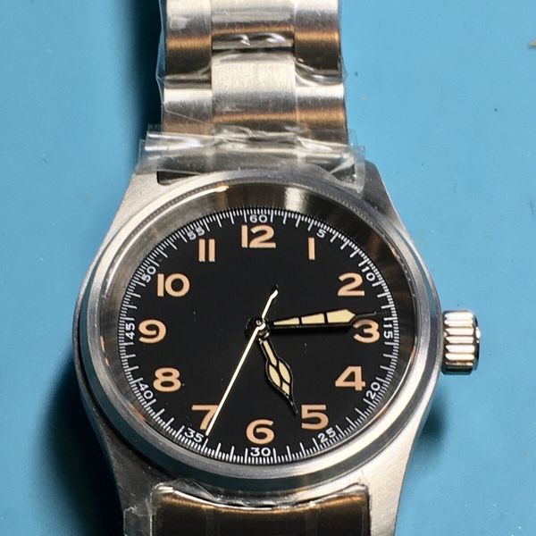 INTERSTELLAR MURPH 36MM STERILE DIAL FIELD WATCH SEIKO TMI NH35A ...
