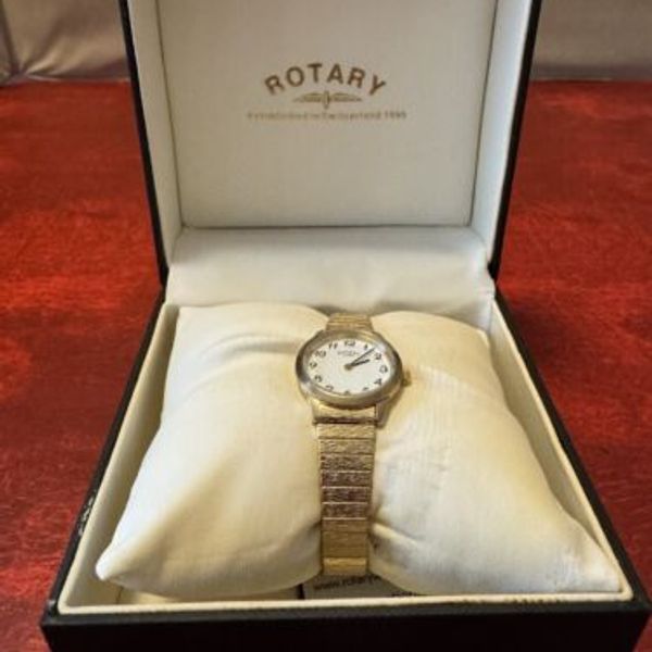 Vintage Ladies Rotary Watch. Working. Box, Papers. Links | WatchCharts ...