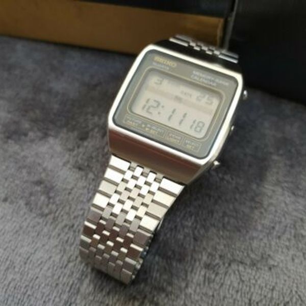 Seiko M354-5000 Memory Bank Calendar 1979 Vintage Moonraker James Bond ...
