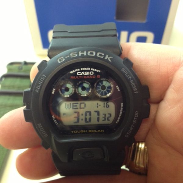 SOLD Casio G Shock GW-6900-1, Atomic Solar with Zulu Adapters and 2 ...