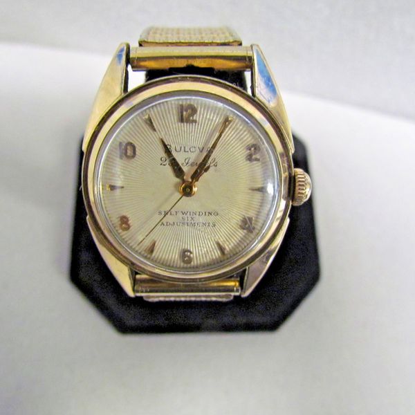 VTG Bulova 23 jewels Self Winding Automatic Gold Plate Men's Watch ...