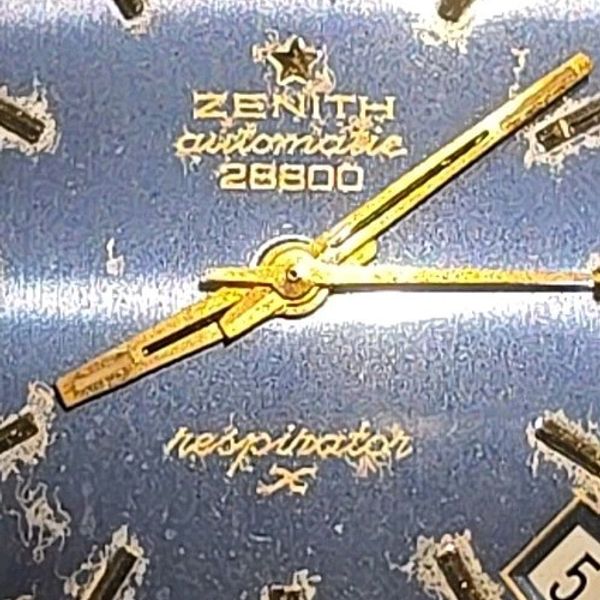 Zenith Caliber 2562 PC Dial And Original Crown Movement Automatic ...