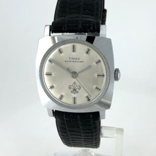 Vintage Timex Boy Scouts Of America Manual Wind Watch BSA RARE ...