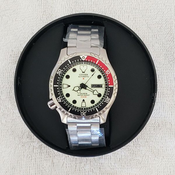 New Ltd. Citizen Promaster NY0040-83W Automatic Diver Full Lume Coke ...