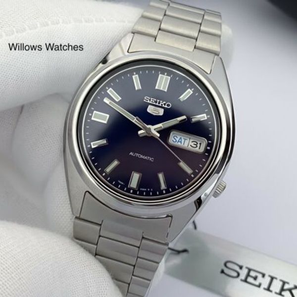 Seiko 5 Men's Automatic Stainless Steel Watch SNXS77K Brand New - UK ...