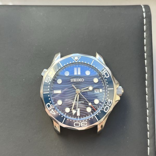 Seiko Seamaster Mod Blue Dial Watch - Automatic Movement - Watch Only ...