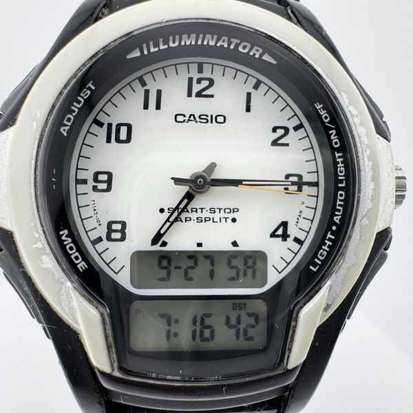 Vintage Casio Illuminator WS-300 Analog-Digital Watch w/ NEW BATTERY ...