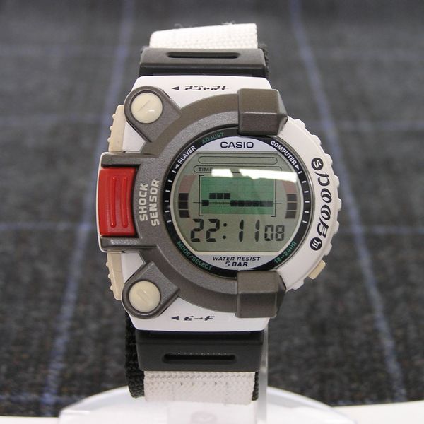 [Original Box!] CASIO JG-310 CARTOON HEROES Cybermax Punch Toy Watch ...