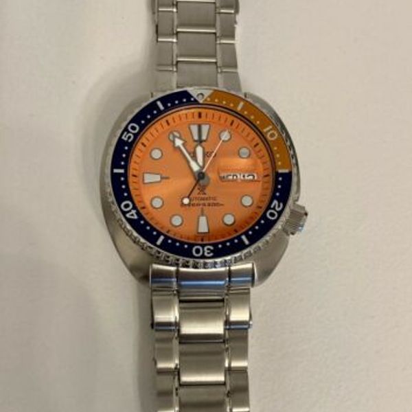 Seiko Nemo Orange SRPC95K1 Prospex Turtle Limited Edition | WatchCharts ...