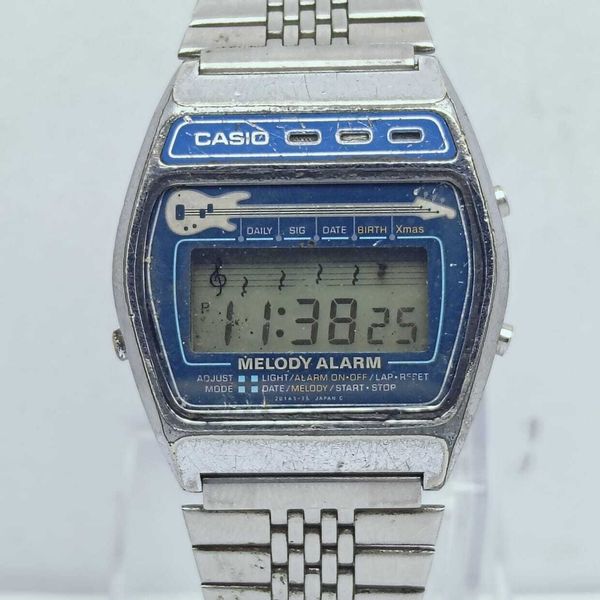 Casio Melody Alarm Chronograph 82 M-321 Digital Menâ s Vintage Watch ...