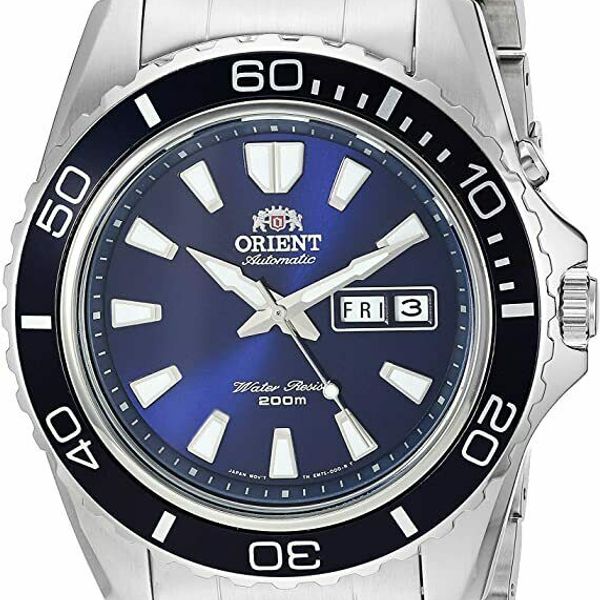 Orient Mako XL Japanese Automatic SS Diving Watch Blue Dial CEM75002D ...