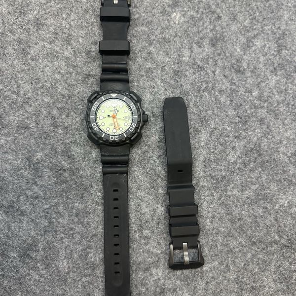 Citizen Promaster Titanium Dive Watch Green Dial Eco Drive BN0227-25X ...