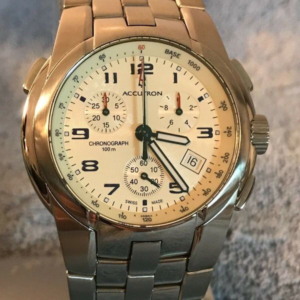 Bulova Accutron 26B63 Eagle Buzz Aldrin Apollo 11 Mens Watch ...