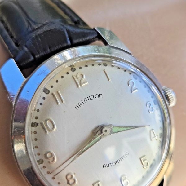 Vintage HAMILTON JASON men's automatic watch cal.672 swiss 1957 ...