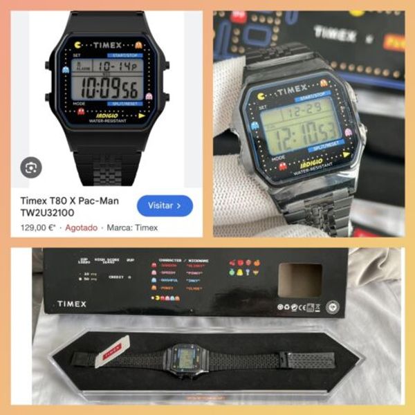 TIMEX T80 Pacman Limited Edition 40 Aniversario | WatchCharts Marketplace