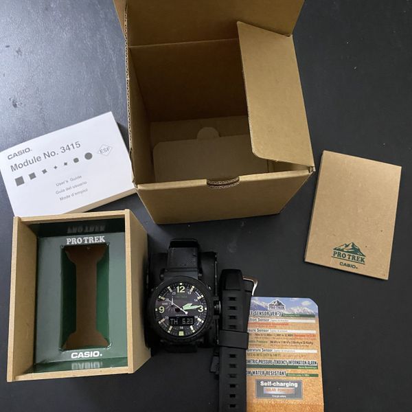 [$225 USD] For sale Casio PRG600Y-1 Watch PROTREK TRIPLE SENSOR ...