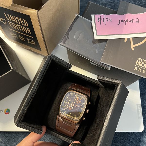 [WTS] Brew Retrograph Relic x Alton Brown | WatchCharts Marketplace
